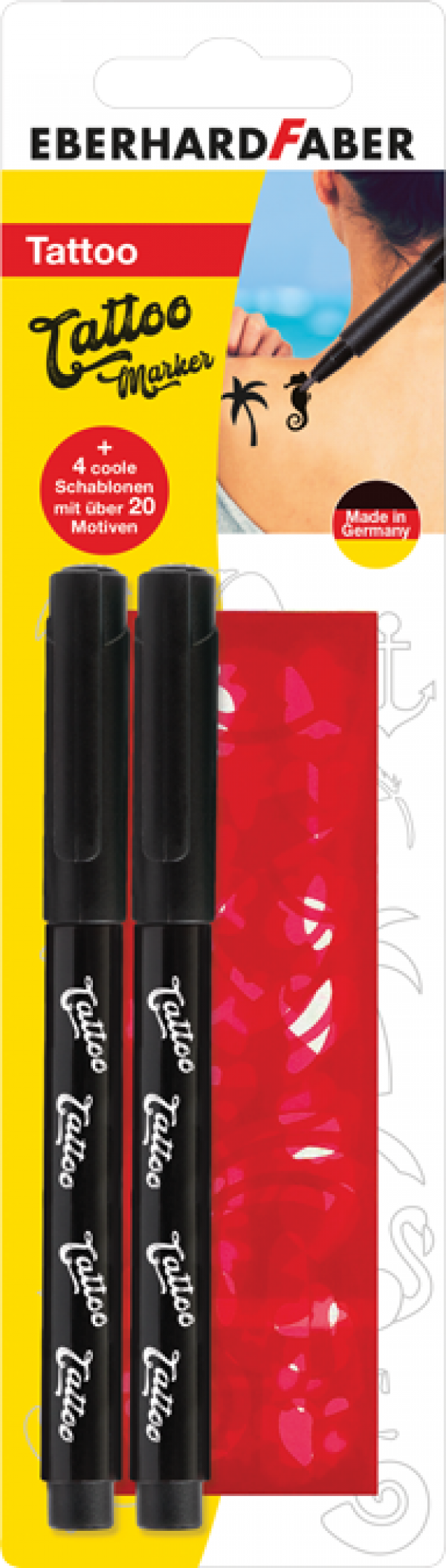 Flomaster Tattoo Marker črn 2/1